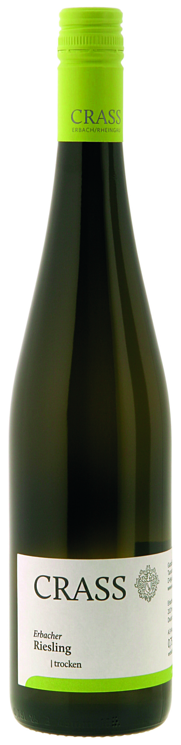 Weingut Crass Erbacher Riesling 0,75l - Schwarzbach Gourmet